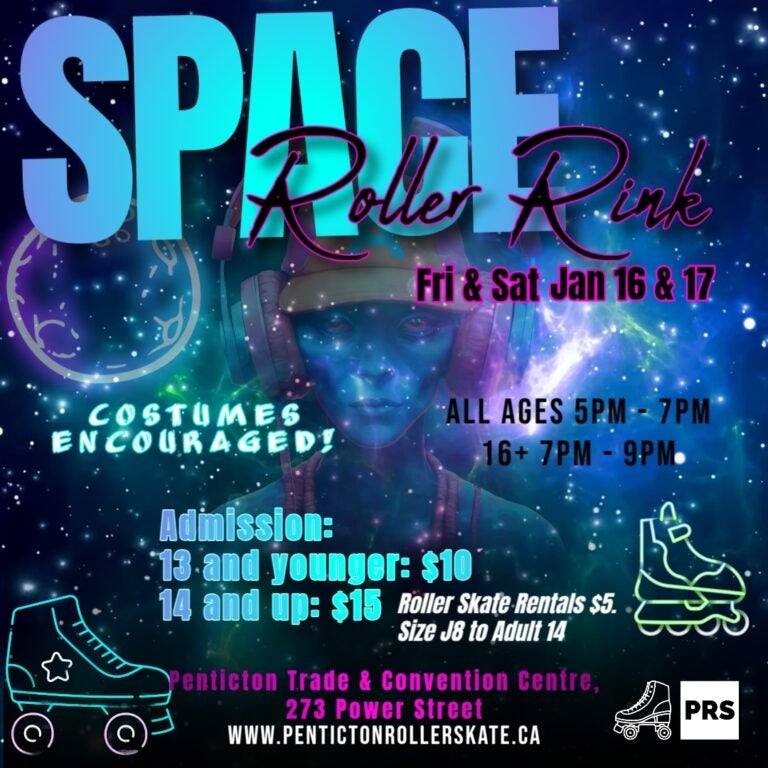 Roller Rink Party in Space | Penticton Trade and Convention Centre